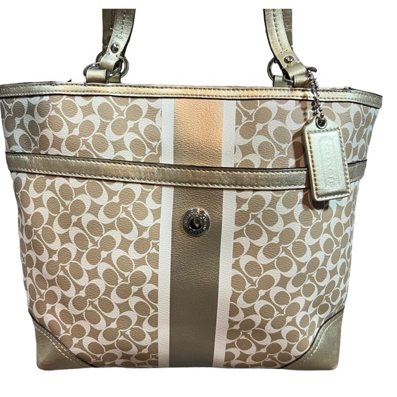 Coach | Bags | Coach Signature Chelsea Heritage Tote 5137 | Poshmark